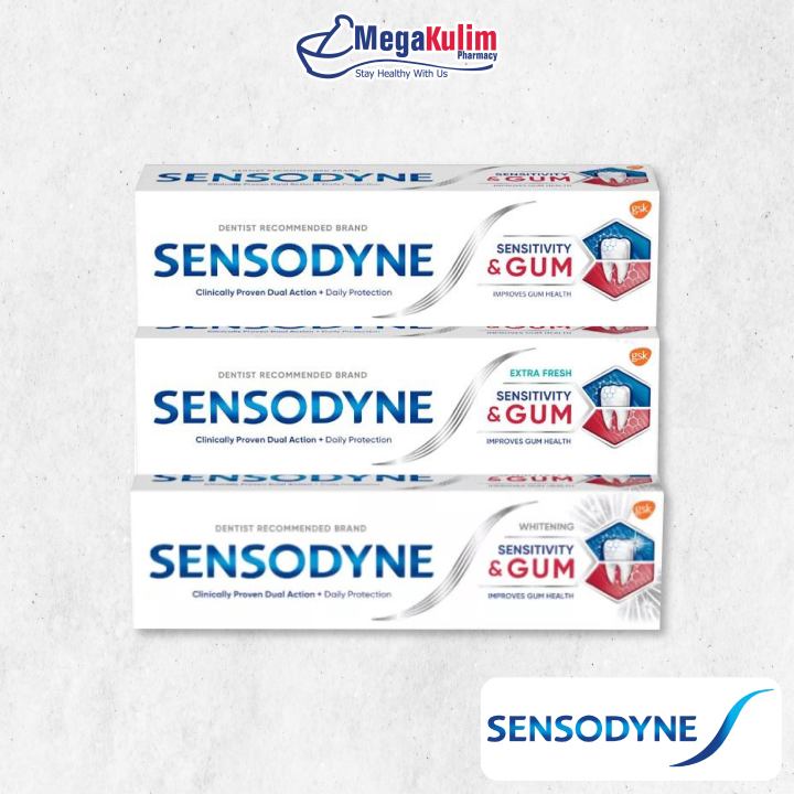 Sensodyne Sensitivity & Gum 100g (Original / Extra Fresh / Whitening / Enamel Mint) | Lazada