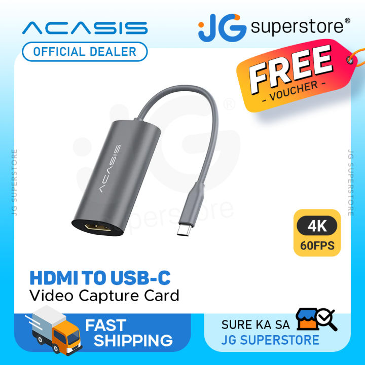 ACASIS HD31-C HMDI to Type C Video Capture Card 4K Input, 1080p 60fps ...
