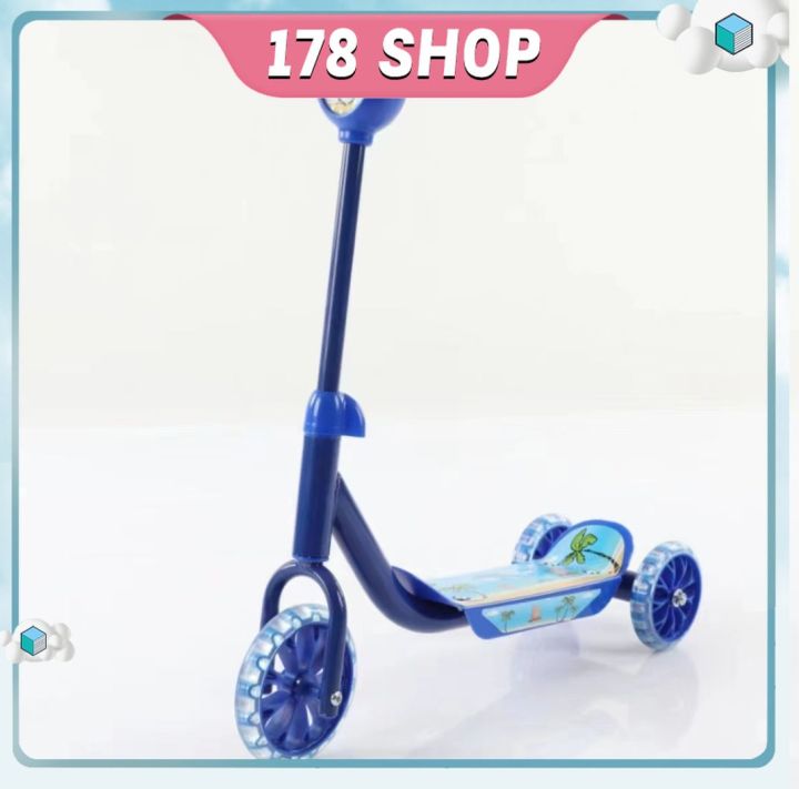 LED Lighted Wheels Kids 3 Wheels Scooter With light Outdoor Toys ...