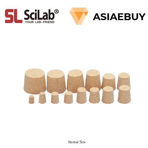 SciLab® Cork Stopper ( 5~10/Pk. ), Air Permeable, Superior Grade Corks ...