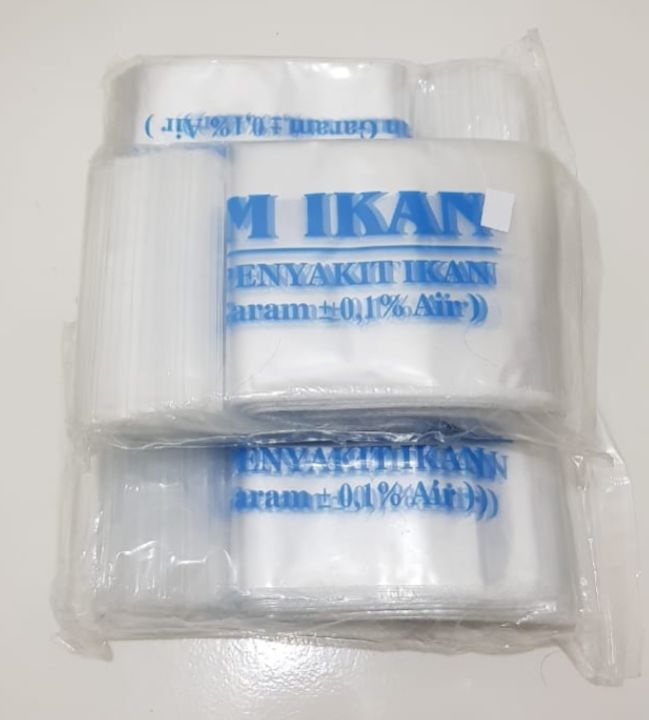 PLASTIK GARAM IKAN PLASTIK PACKING GARAM IKAN 500 GRAM DENGAN KLIP ...
