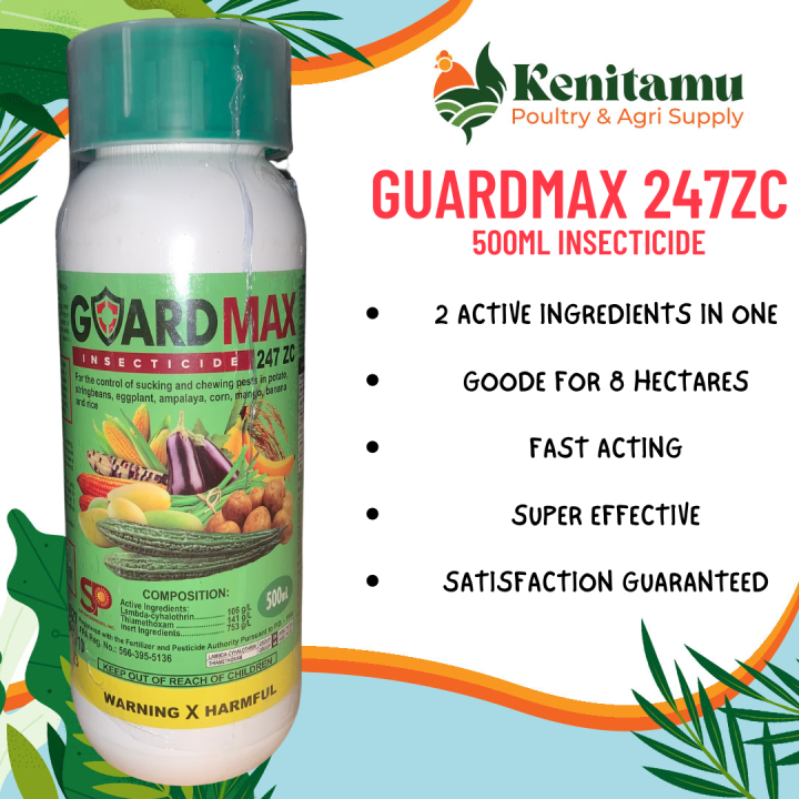 GuardMax 247ZC Insecticide 500ml | Dual-Action Formula, Fast-Acting ...