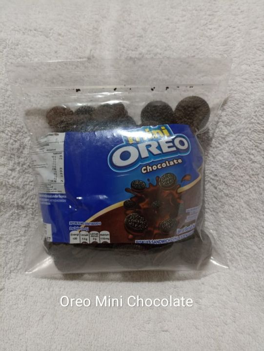 OREO MINI CREAM COKLAT SNACK/CAMILAN/MAKANAN RINGAN/JAJANAN | Lazada ...