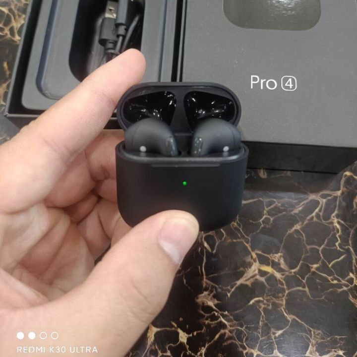 【Customizable】 หูฟัง Tws Pro4 Pro 4สีดำ,ไม่มีกล่อง | Lazada.co.th