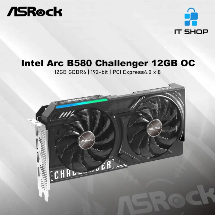 ASRock Intel Arc B580 Challenger 12GB OC Graphic Card | Lazada Indonesia
