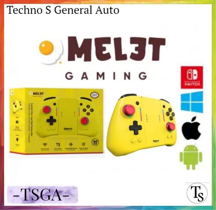 Nintendo Switch Gaming JoyPad JoyCon Pro+ Controller Yellow OMELET ...