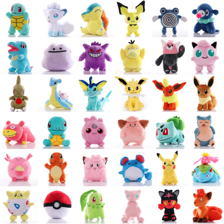 45 Styles Original Pokemon Plush Pikachu Toy Charmander Squirtle ...