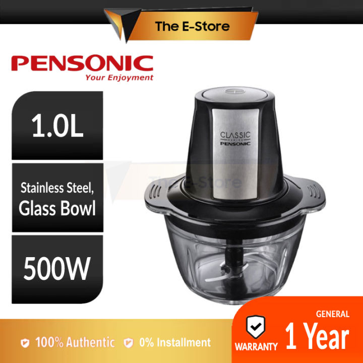 Pensonic Classic Series Glass Bowl Food Chopper | PB-6005GX Mixer ...