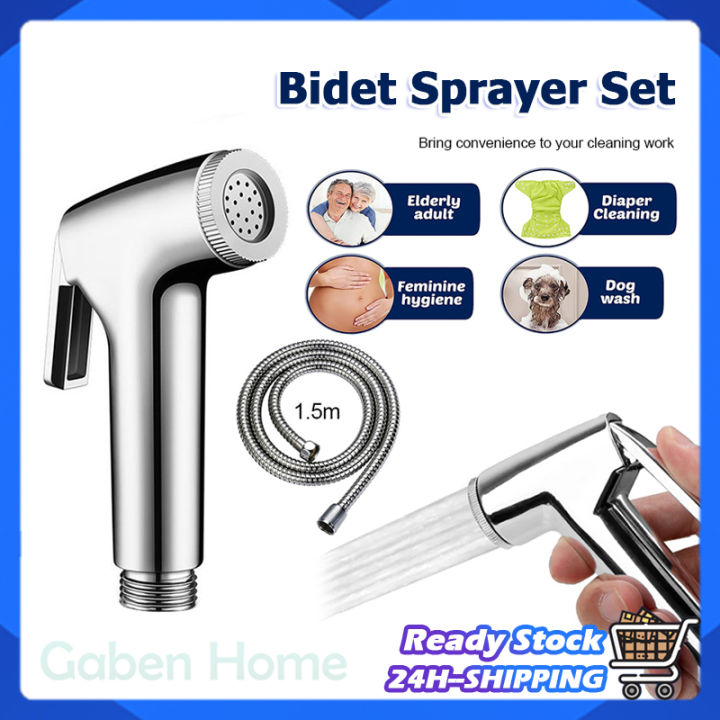 Toilet Spray Bidet Set Hand-held Booster Water Spray Faucet Shower Head ...
