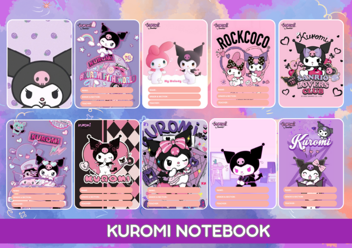 KUROMI 80 LEAVES NOTEBOOK STAPLED BY PIECE | Lazada PH