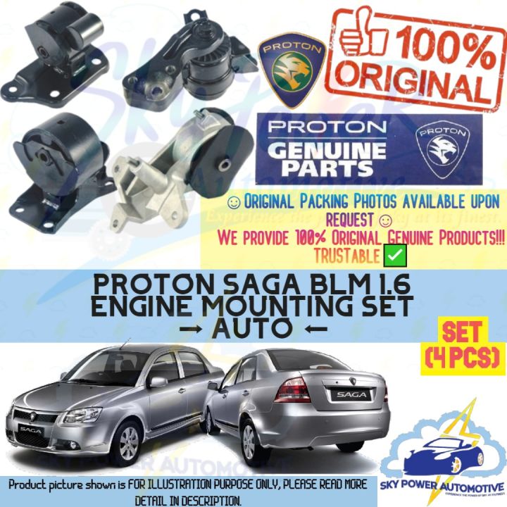PROTON SAGA BLM 1.6 (AUTO) 100% ORIGINAL PROTON GENUINE ENGINE MOUNTING ...