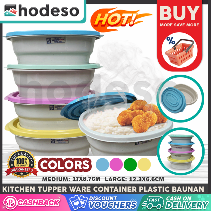 Oval Refrigerator Tupperware Kitchen Container Plasticware Food Storage ...