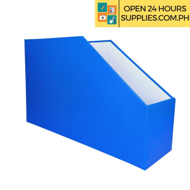 Stand File Box - Color Blue, Black, Red, Green - Durable, Thick, and ...