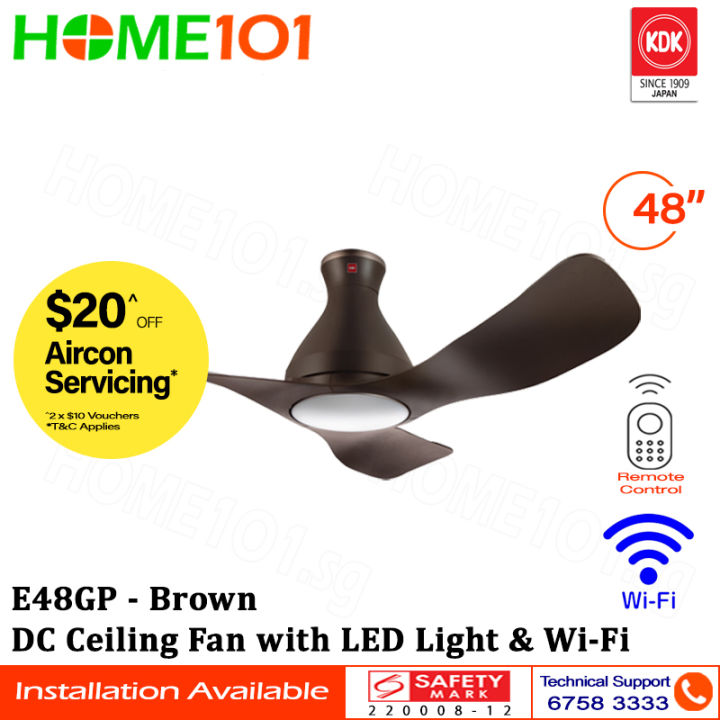 KDK DC Ceiling Fan 48" [E48GP] [E48HP] - REPLACEMENT $30.00 | Lazada ...