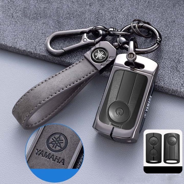 Luxury Metal Leather Key Cover Yamaha XMAX 300（2021-2025） XMAX 300 Xmax ...