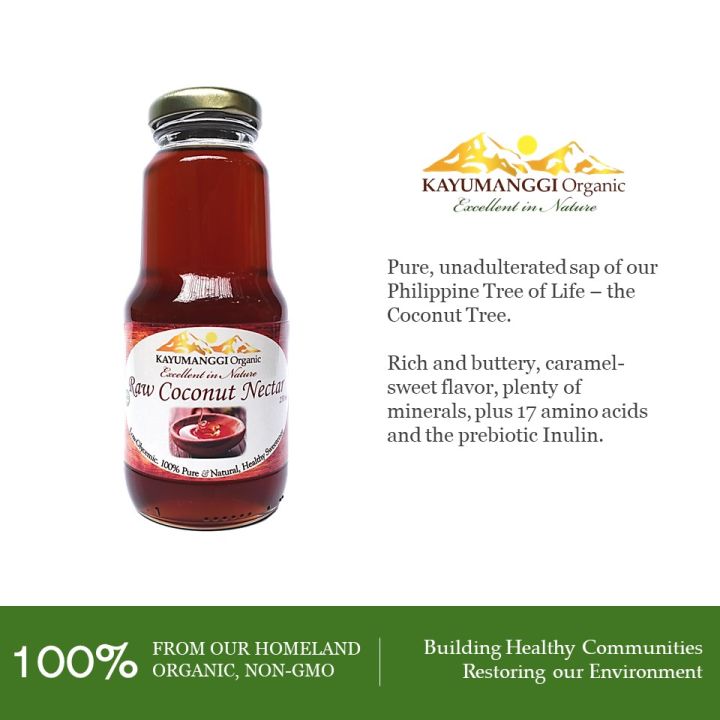 Raw Coconut Nectar by KAYUMANGGI Organic | Product of the Philippines ...