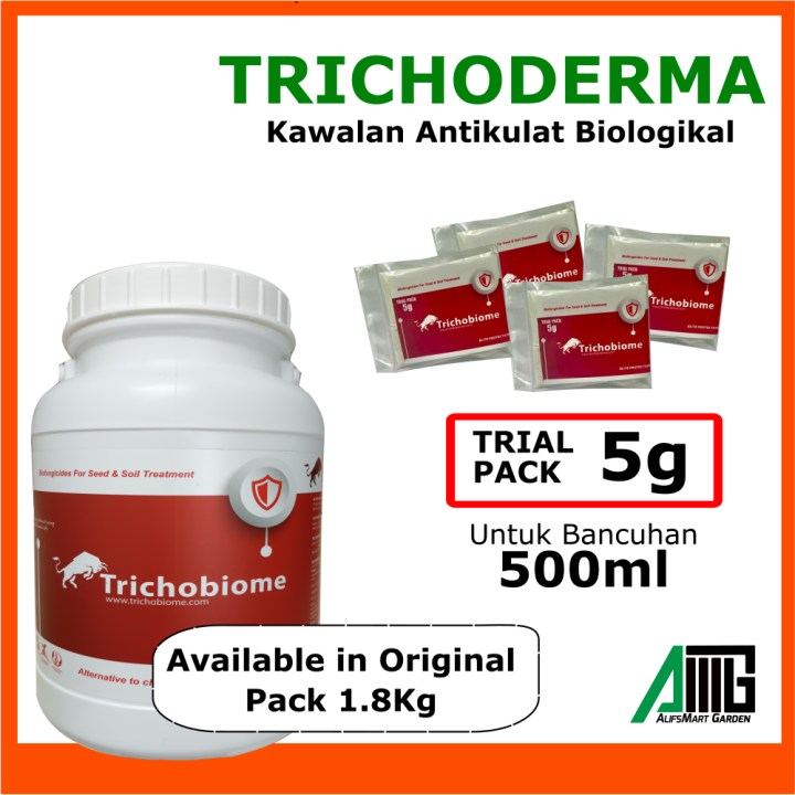 (TRIAL PACK) TRICHODERMA Multi Bacillus Trichobiome Koningii ISO4 Organik Rawatan Kulat Pokok ...