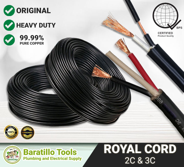 ORIGINAL Royal Cord #10,#12, #14 and #16 (2C & 3C) | Lazada PH
