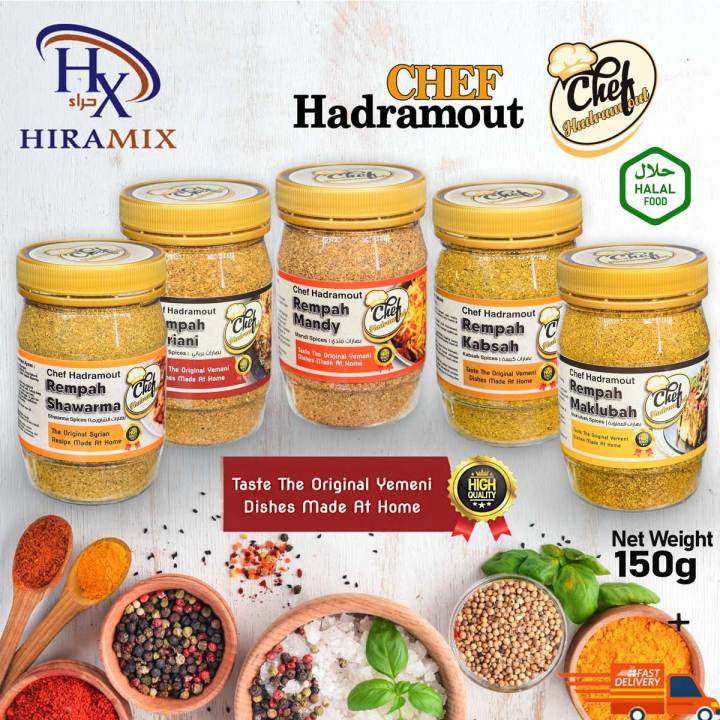 Rempah Nasi Arab Chef Hadramout Spices Kabsah Mandy Biryani Maklubah ...