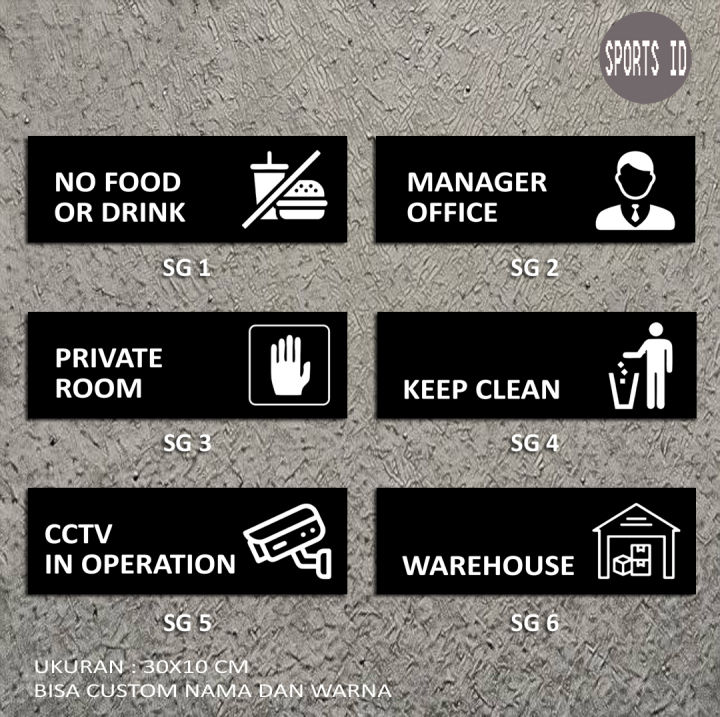 PAPAN SIGN - PAPAN PETUNJUK - SIGN BOARD - PAPAN PETUNJUK CUSTOM ...