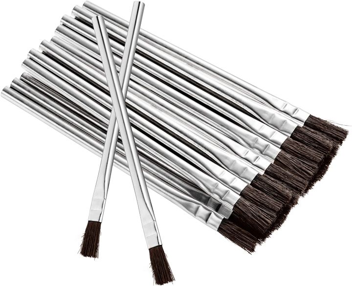 RAM-PRO 36 Flexible Bristle Tin/Metal Tubular Ferrule Handle Acid/Flux ...