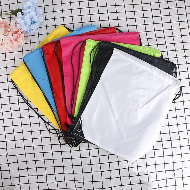 Polyester Drawstring bag backpack Organizer stringbag 220D Nylon String ...