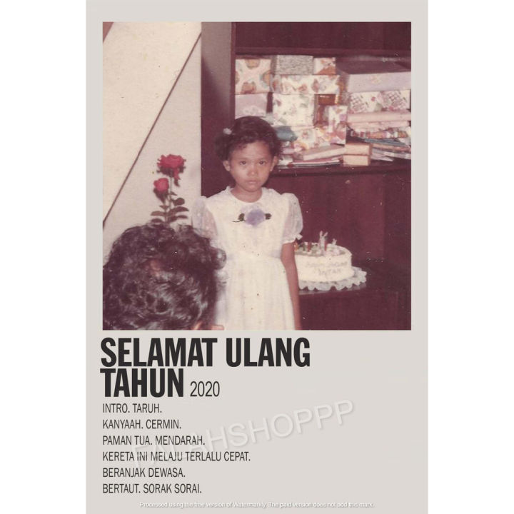 Poster Album Selamat Ulang Tahun- Nadin Amizah | Lazada Indonesia