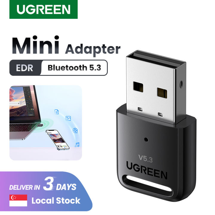UGREEN Bluetooth Adapter, USB Bluetooth 5.3 Adapter for PC, Wireless ...