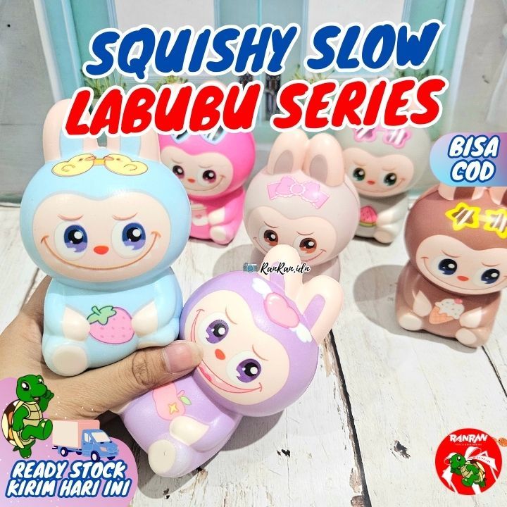 Squishy Labubu Food Series/Squishy Labubu Lucu/ Squishy Labubu Terbaru ...