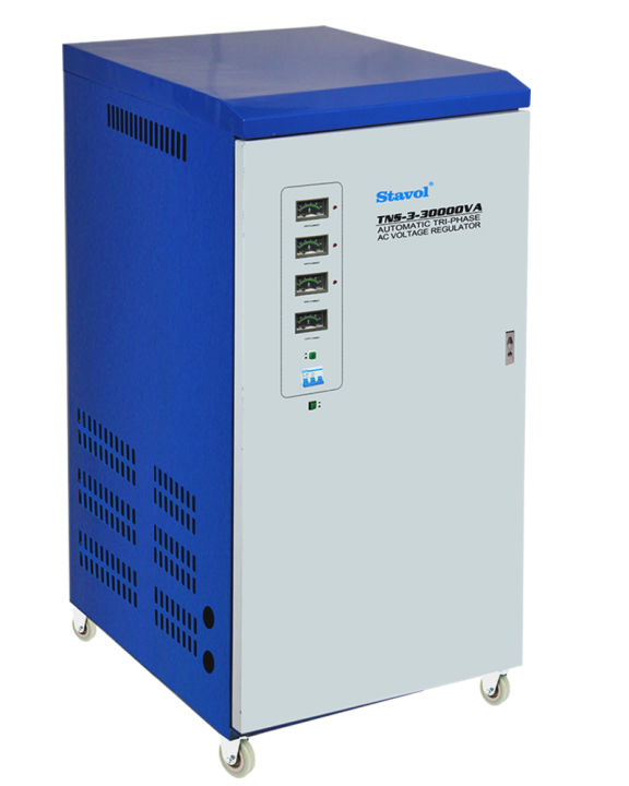 STAVOL AVR TRI-PHASE 220V TNS-10000VA Pure Copper Wire 100% true power ...