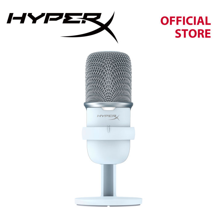 HyperX Solocast (White) USB Condenser Gaming Microphone Studio ...