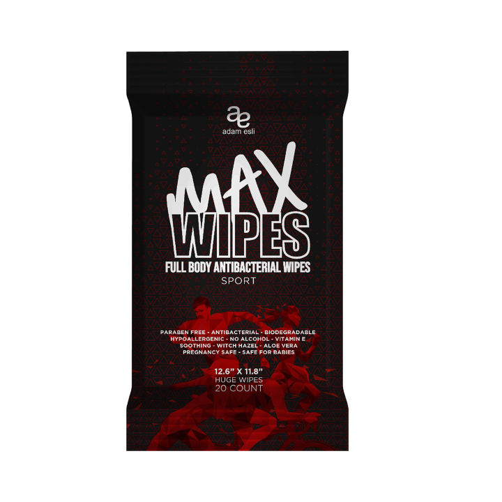 Adam Esli Max Wipes Full Body Wipes Sports 20 sheets | Lazada PH