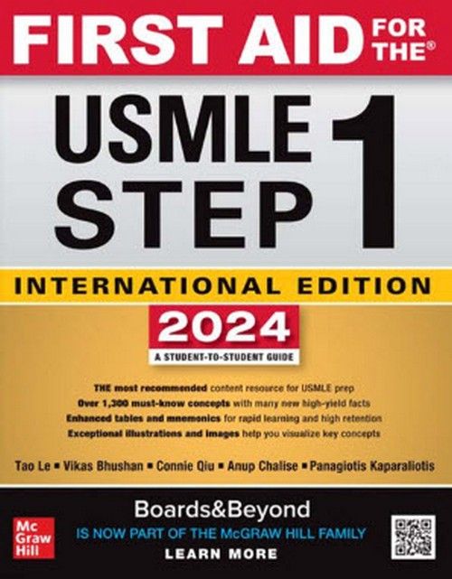 FIRST AID FOR THE USMLE STEP 1, 2024: A STUDENT-TO-STUDENT GUIDE (IE ...