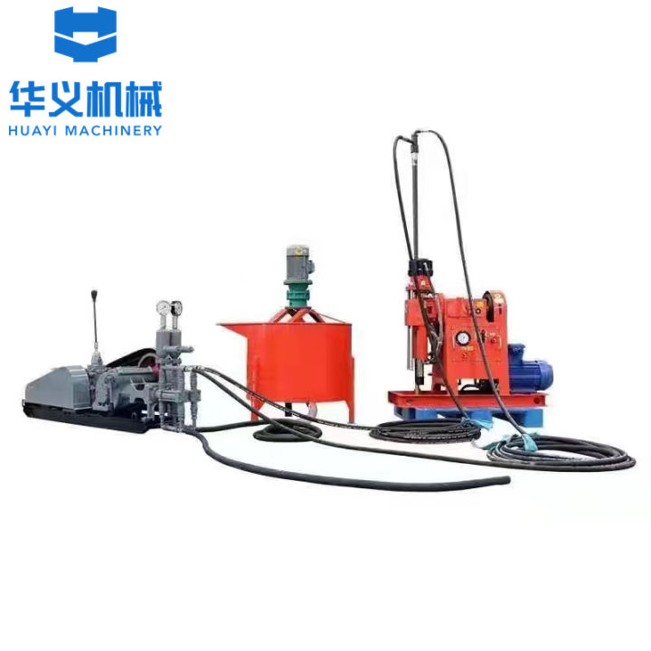 Foundation grouting reinforcement drilling rig hydraulic small drilling ...