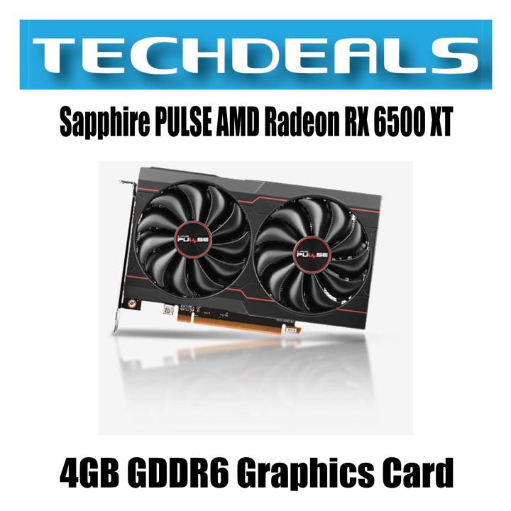 Sapphire PULSE AMD Radeon RX 6500 XT 4GB GDDR6 Graphics Card | Lazada ...