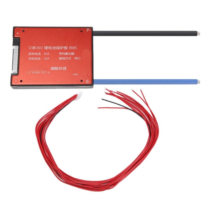 LiFePO4 BMS 12S 36V Battery Management System PCB Protection Board with ...