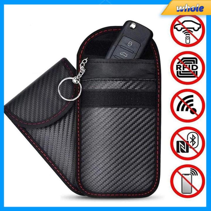 ซองกุญแจรีโมทรถยนต์กันสแกนคุณภาพสูงแบบไร้กุญแจสำหรับทุกเพศกระเป๋าฟาราเด ...