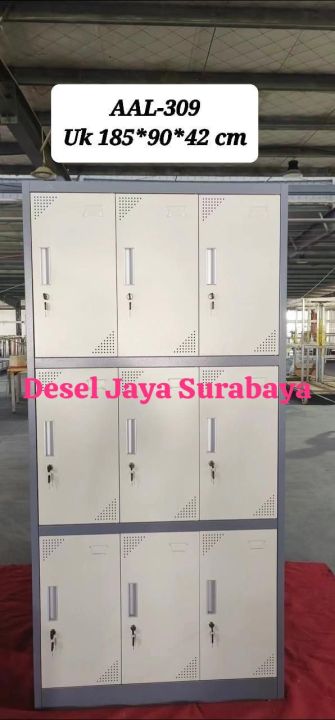 Loker Besi 9 Pintu / Loker Besi / Loker Sekolah / Loker Karyawan ...