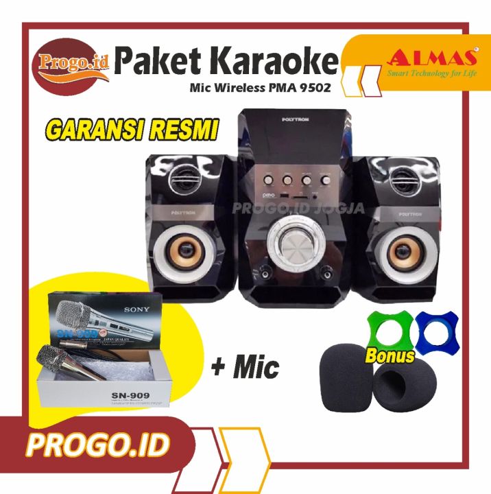 SPEAKER SALON BLUETOOTH PORTABLE POLYTRON PMA 9502 | MULTIMEDIA AUDIO ...