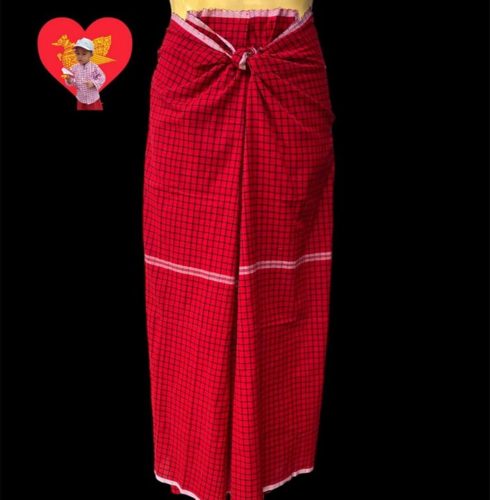 ชุดประจำชาติ เด็ก โสร่งเด็ก Mon Yin Yin Mon โสร่งมอญ မွန်လုံချည်လေးပါ ဆယ်ကျော်သက်တွေအတွက် (Mon ...