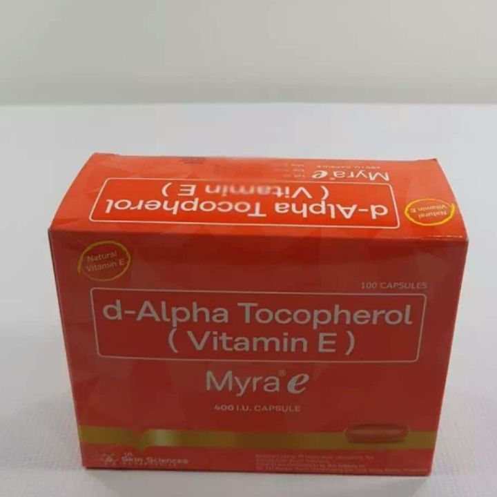 MYRA E 400 IU 100 capsules | Lazada PH