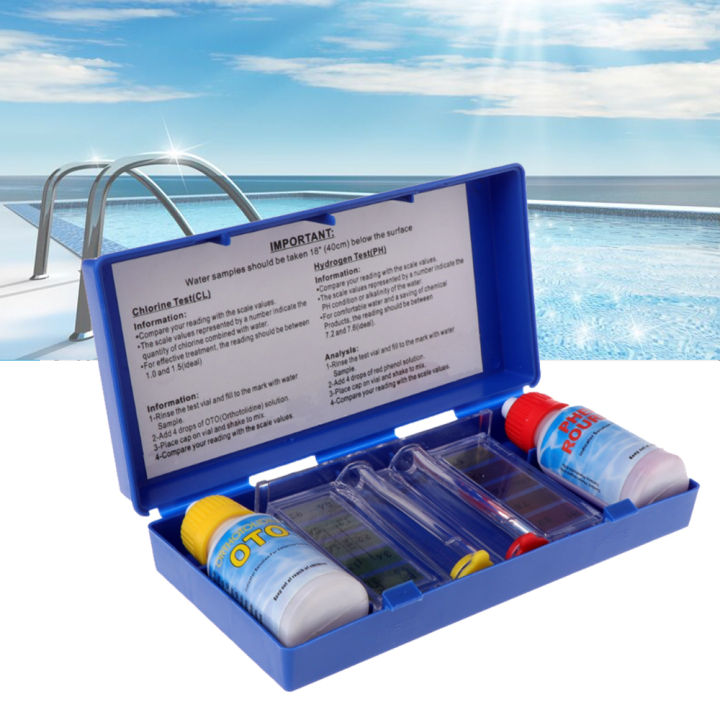 RCYAGO PH Chlorine Water Quality Test Kit Tester Hydrotool Testing Kit ...