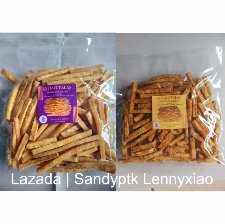 Snack Stick Talas Keladi Latiao Vegetarian Vege Vegan Pedas Manis ...