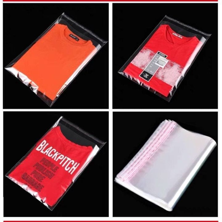 100pcs Self Adhesive Transparent OPP Plastic Bag Plastik Beg | Lazada