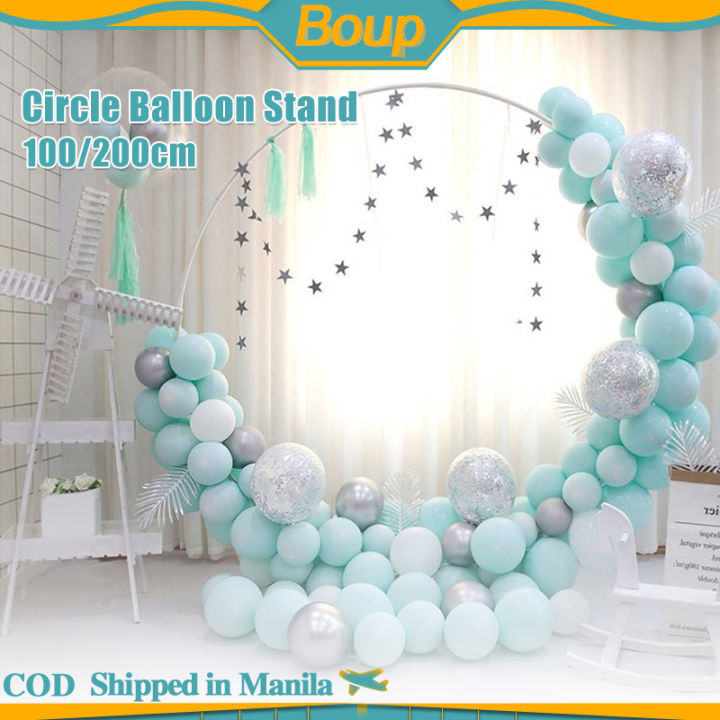100/200cm Round Balloon Stand Circle Balloon Arch Stand Party ...