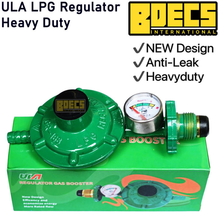 ULA Gasbooster LPG Regulator With Pressure Gauge for MGAS Heavy Duty ...