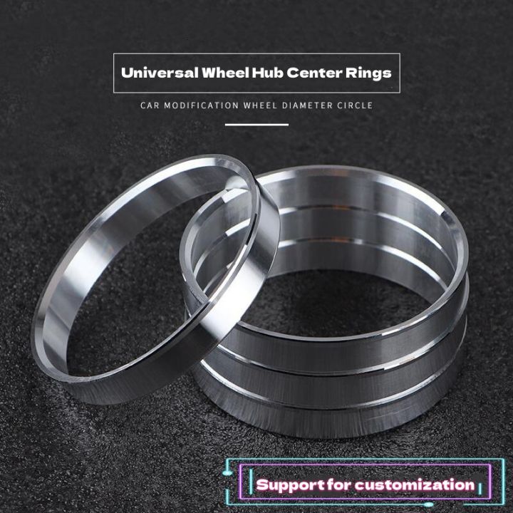 Universal Wheel Hub Center Rings Aluminum Alloy Centric Hub Ring 110.1 ...