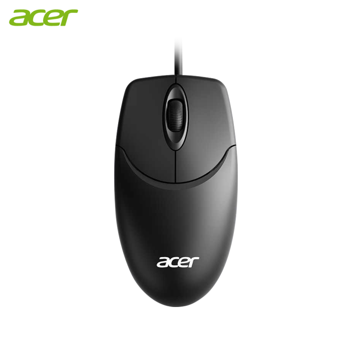 Acer USB Wired Mouse Ergonomics 1000DPI Mute Optical 3 Keys Portable ...