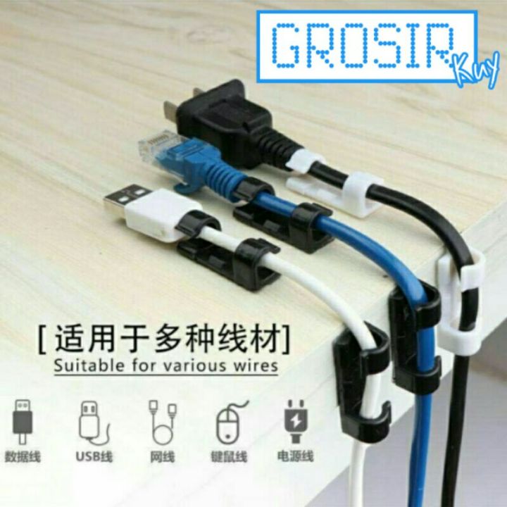 MAGIC CLIP KABEL ORGANIZER MAGIC CLAMP CABLE ORGANIZER PENGIKAT KABEL ...