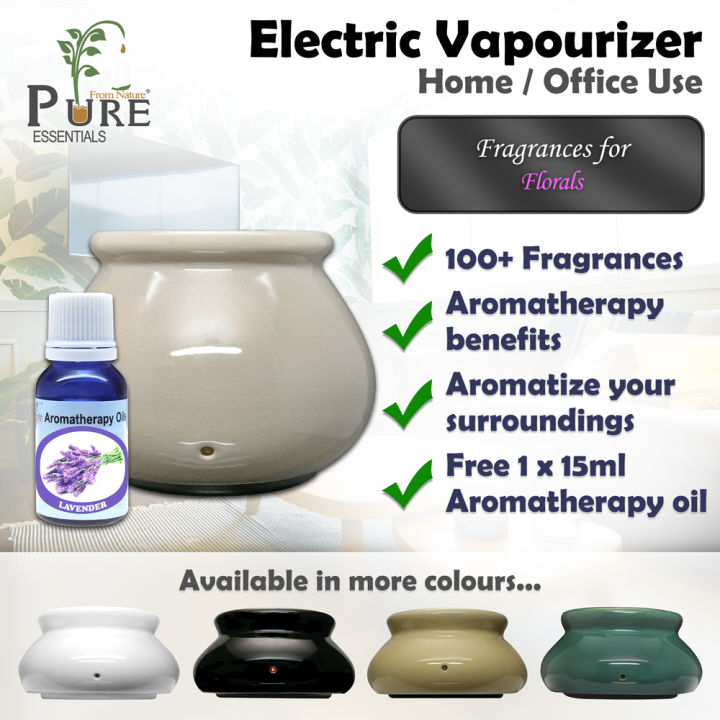 【Pure Essentials】Black Electric Vapourizer FRUITS/ PEELS/ SEEDS ...